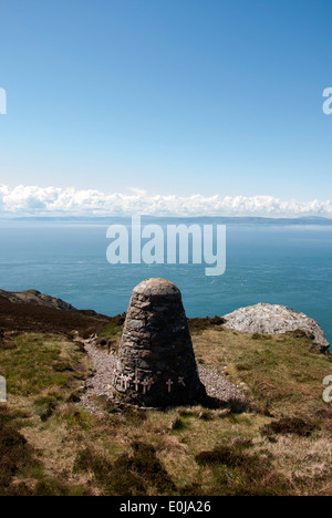 1994 RAF Chinook Helicopter Crash Memorial Cairn Mull of Kintyre Stock ...