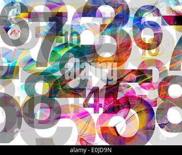 GRAPHIC DESIGN: The Numbers Game Stock Photo - Alamy