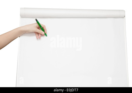 Flip chart isolated on white background. Sketch. Vector illustration ...