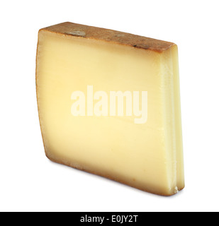 Cheese Comte isolated on a white background Stock Photo - Alamy