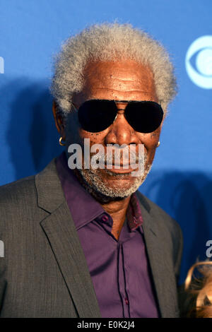 Morgan Freeman attends the CBS Upfront 2014 Presentation, held at ...