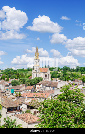 The old town of Nérac on the River Baïse, Nerac, Lot-et-Garonne, France ...