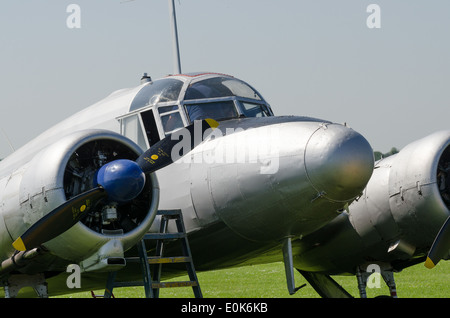 Avro Anson aircraft cockpit Stock Photo - Alamy