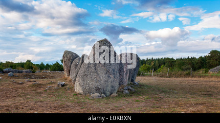 Stone ship in Gotland Stock Photo - Alamy