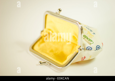 Small woman purse with withe background Stock Photo - Alamy