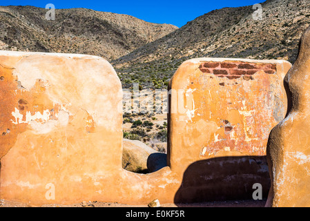 Remnants of the Ryan Ranch House. Joshua Tree National Park, California ...