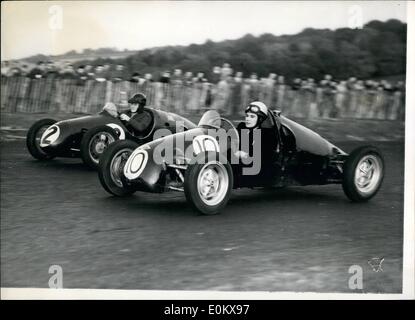 Motor Racing - Brands Hatch. Miss Patsy Burt in action at Brands Hatch ...