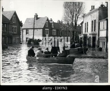 Feb. 02, 1953 - Floods along the Kentish Coast, Aerial view at ...