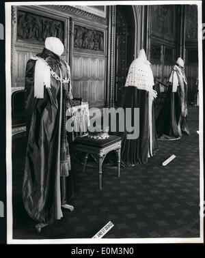 The Royal Robing Room in the House of Lords, in the Houses of ...
