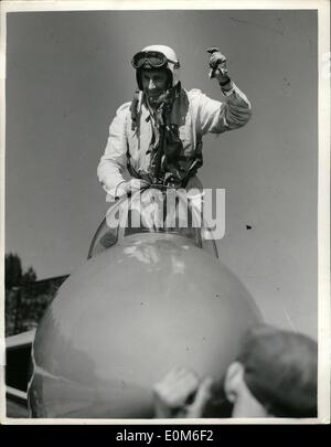 Squadron Leader Neville Duke Stock Photo - Alamy