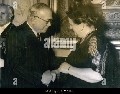 Dec. 12, 1953 - Elected President of the French Republic: The president ...