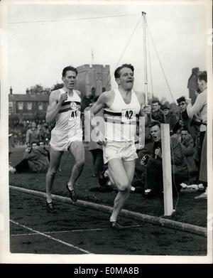 May 05, 1954 - Roger Bannister beats the four minute mile: The famous ...