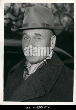 Mar. 03, 1956 - Soviet Set police Chief Arrives: Colonel-General Ivan Serov, head of the Soviet ...