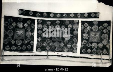 Jan. 01, 1956 - Needlework of Mary, Queen of Scots, on Display. The ...
