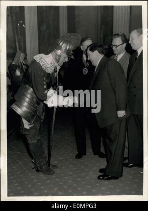 Apr. 06, 1956 - Mr. Malenkov Visits The Mansion House.. Shakes Hands ...