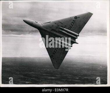 Oct. 10, 1956 - Vulcan bomber crash at London airport; The R.A.F ...