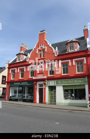 Stornoway street scene Isle of Lewis Scotland May 2014 Stock Photo - Alamy