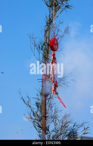 chinese firecrackers, celebrations of chinese lunar new year Stock ...