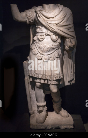 Rome. Italy. Statue of Roman Emperor Augustus. Museo Nazionale Romano ...