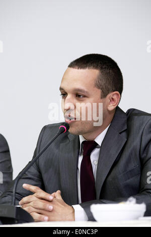Thessaloniki, Greece. 16th May 2014. Deputy of Golden Dawn Antonis ...