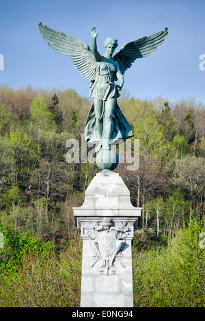 George Etienne Cartier Statue In Montreal Stock Photo Alamy