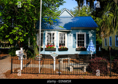 Stotesbury Johnson house in St. Marys town Georgia Stock Photo - Alamy