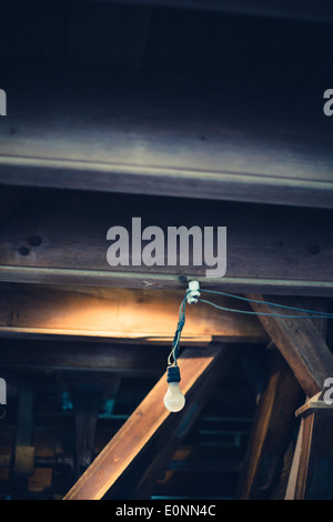 Electrical wires hanging from the ceiling. Cables hanging from ceiling ...