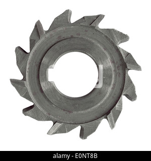 sharp milling cutter isolated on white background Stock Photo - Alamy