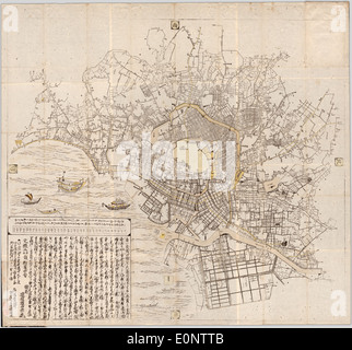 Plan of edo Stock Photo - Alamy