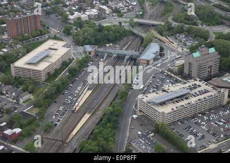Aerial view of Trenton Transit Center, New Jersey Stock Photo - Alamy
