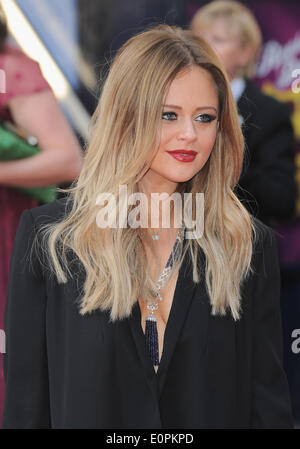 London, UK. Emily Lane in a performance of Disney’s Frozen the Musical ...
