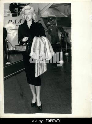 Nov. 11, 1956 - Diana Dors Drives to Maidenhead with her Husband: Mr ...