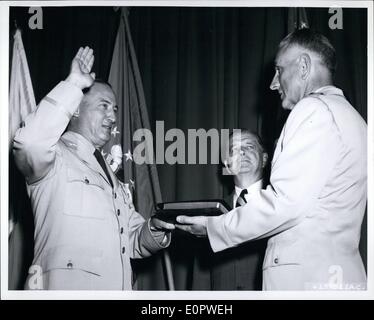 Judge Advocate General of the Air Force, MGEN William Moorman, fires an ...