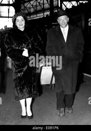 Sep. 16, 1957 - ''Jack Spot'' and Wife Return to London. Jack ''Spot ...