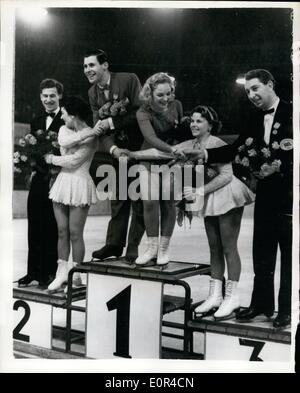 Figure Skating - June Markham and Courtney Jones - London Stock Photo ...