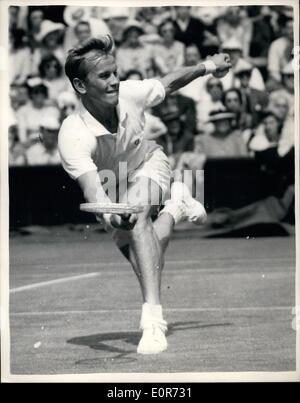 Jun. 06, 1958 - Wimbledon Tennis Championships. Christine Truman Is ...