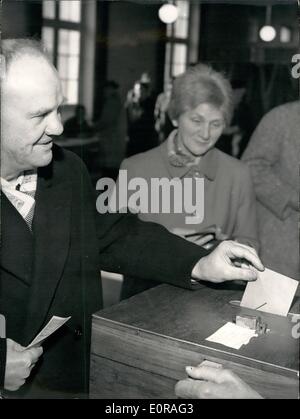 Nov. 11, 1958 - French Election: General Elections for the Assembly ...