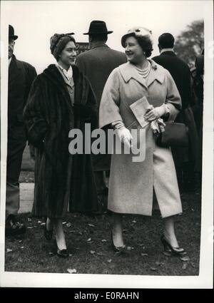 Nov. 11, 1958 - Princess Margaret attends a service of the Royal ...