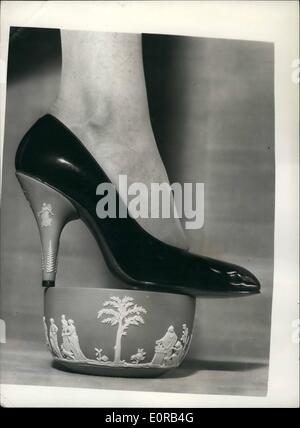 Oct. 10, 1958 - Spring shoes by Rayne. The ''Wedgewood'' collection for ...