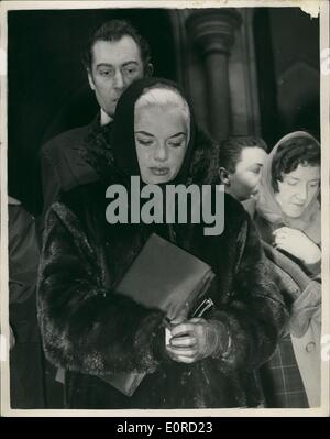 Feb. 02, 1959 - Funeral of Dennis Hamilton Diana Dors in Tears: The ...
