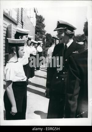 Aug. 08, 1959 - Lady Pamela Mountbatten visits girl's nautical training ...