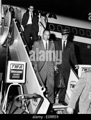 James Farmer, civil rights activist, co-founder of CORE (Congress of ...