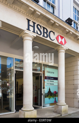 Front entrance of HSBC bank Stock Photo - Alamy