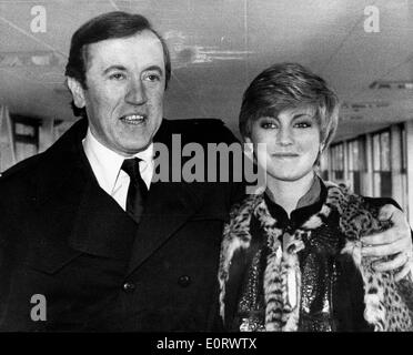 SIR DAVID FROST WITH HIS WIFE AND TWO OF HIS SONS (GEORGE, WILFRED AND ...