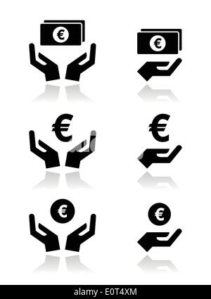 Coin icons set Stock Vector Image & Art - Alamy