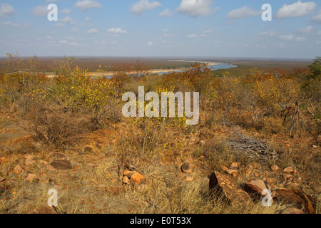 Engelhard Dam by Letaba River, Kruger National Park, South Africa Stock ...
