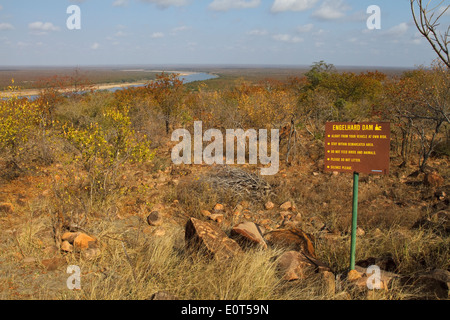 Engelhard Dam by Letaba River, Kruger National Park, South Africa Stock ...