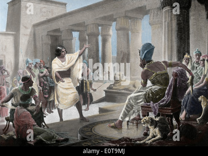Genesis: Joseph interpreting Pharaoh's dream of the fat and lean kine ...