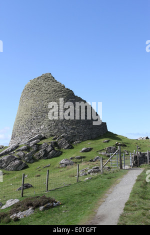 Exterior of Carloway Broch Isle of Lewis Scotland May 2014 Stock Photo ...
