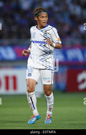 Tokyo, Japan. 17th May, 2014. Takashi Usami (Gamba) Football/Soccer ...